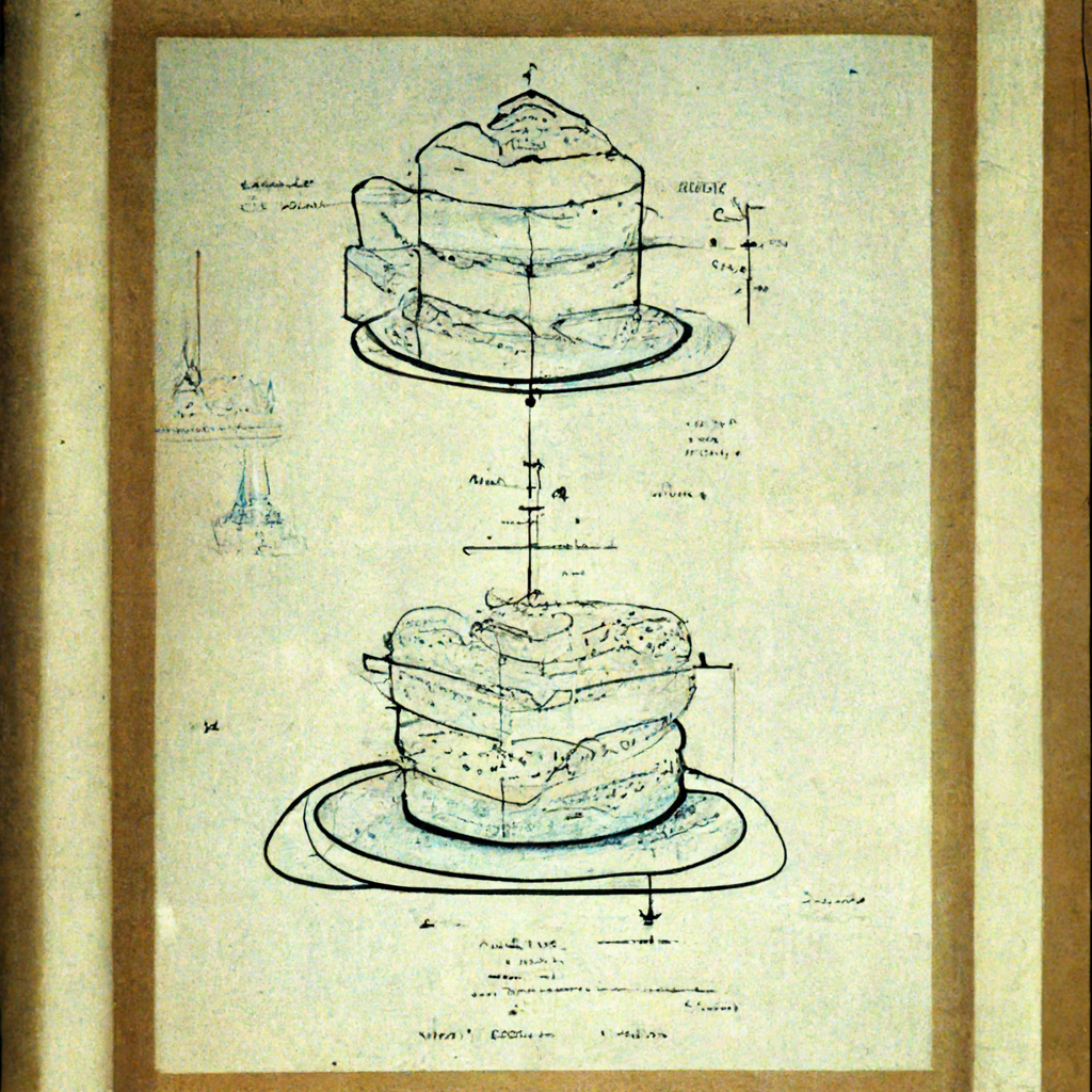 Schematic Drawing of a Cake - Jon Made This